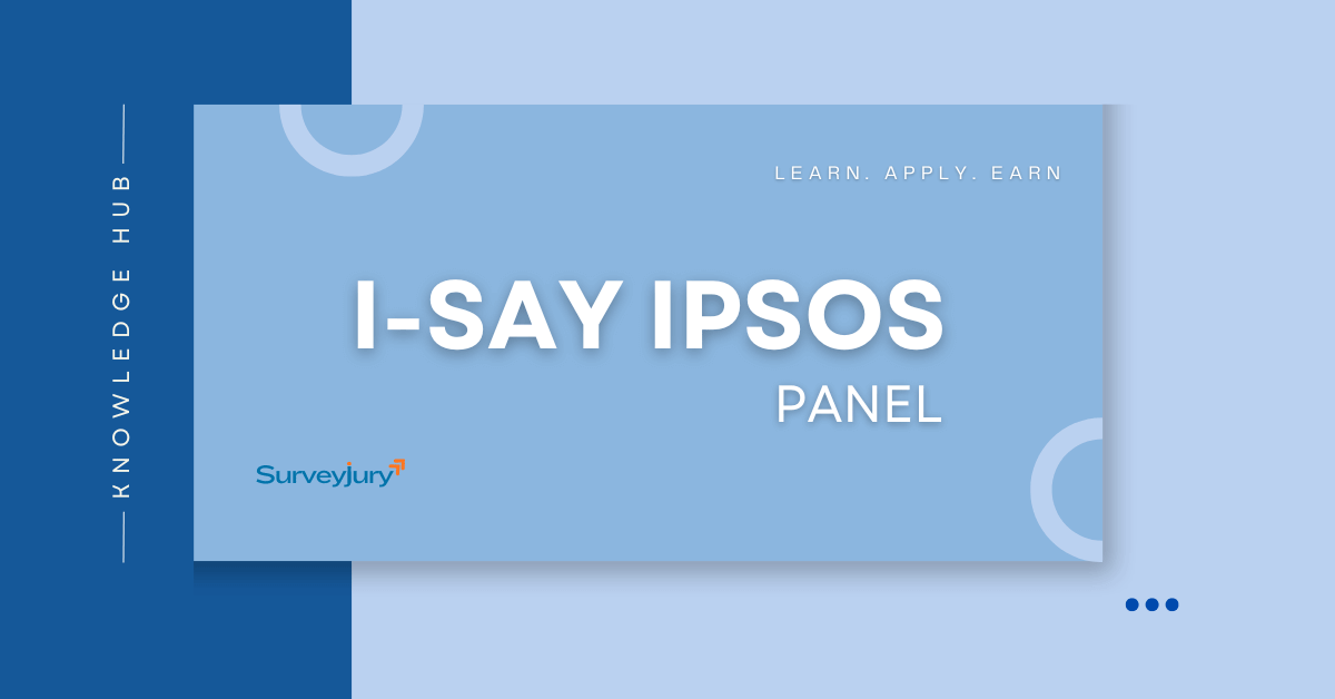 Earn US $1 to $10 or more for each completed Survey with i-Say Ipsos ...